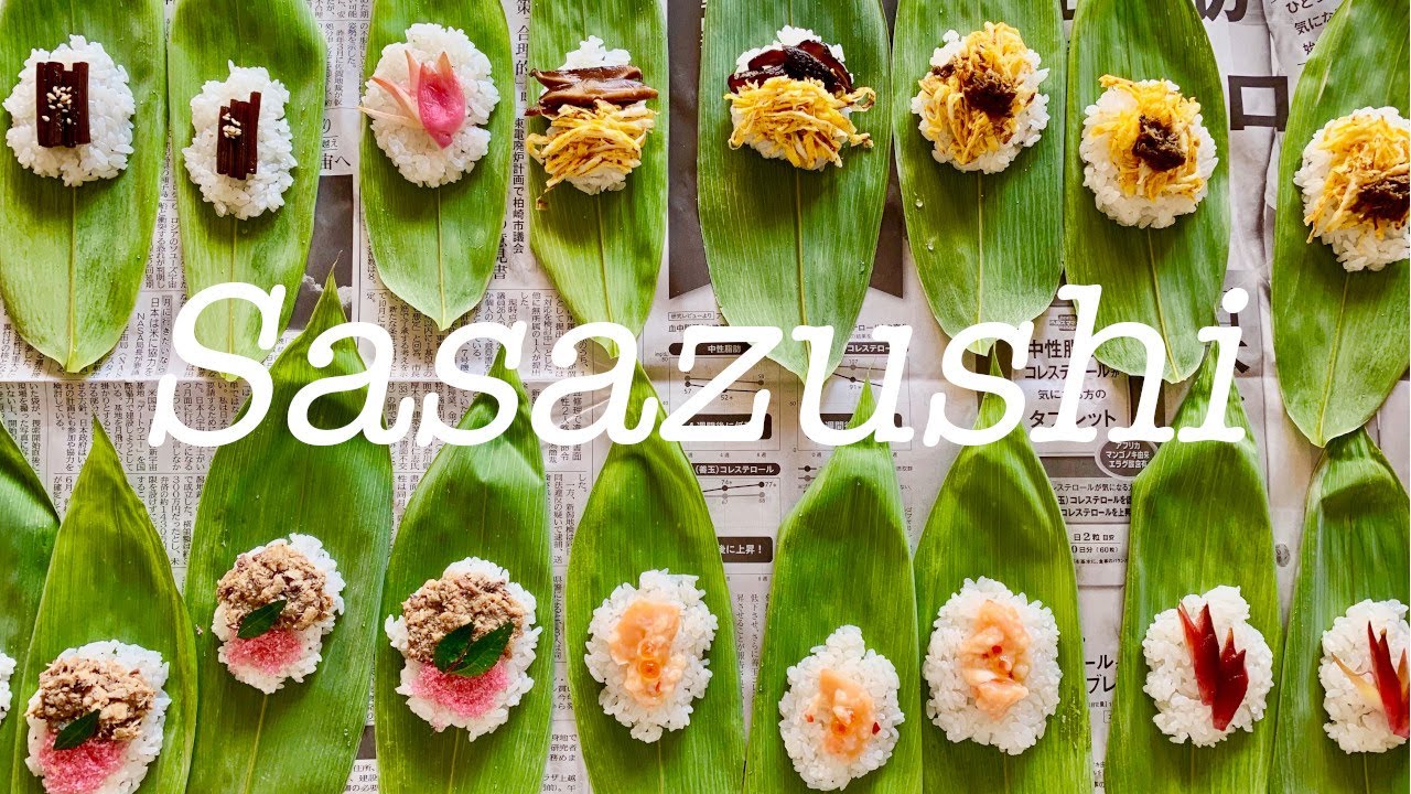How to make Sasazushi | 笹寿司づくり - YouTube