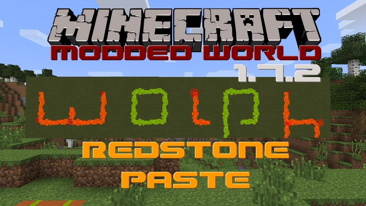 Minecraft Mod : Redstone Paste (1.7.2) - De la redstone dans tous les ...