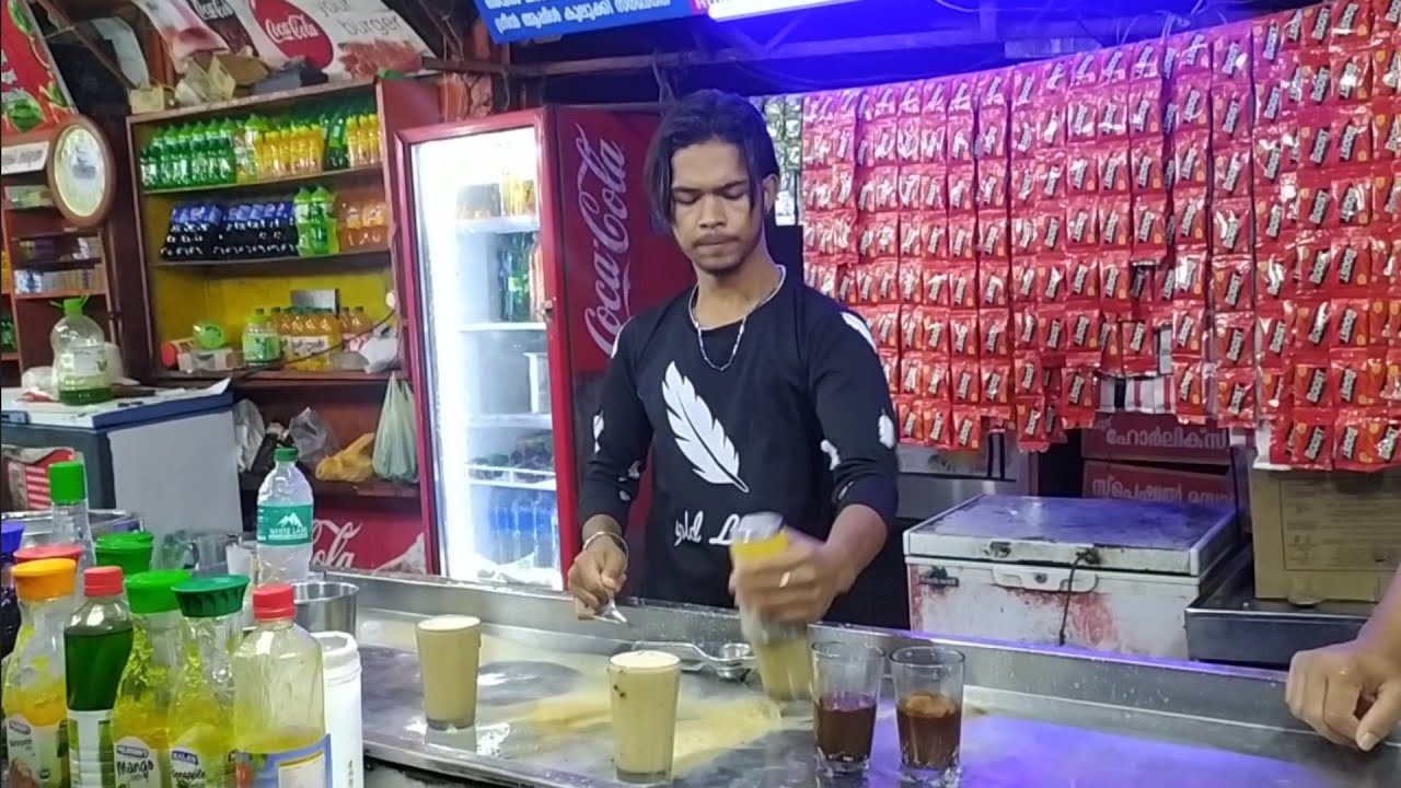 Indian summer drink ! Boost sarbath ! SHINGA LEMON SODA ! KOCHI ! MIRAZ ...
