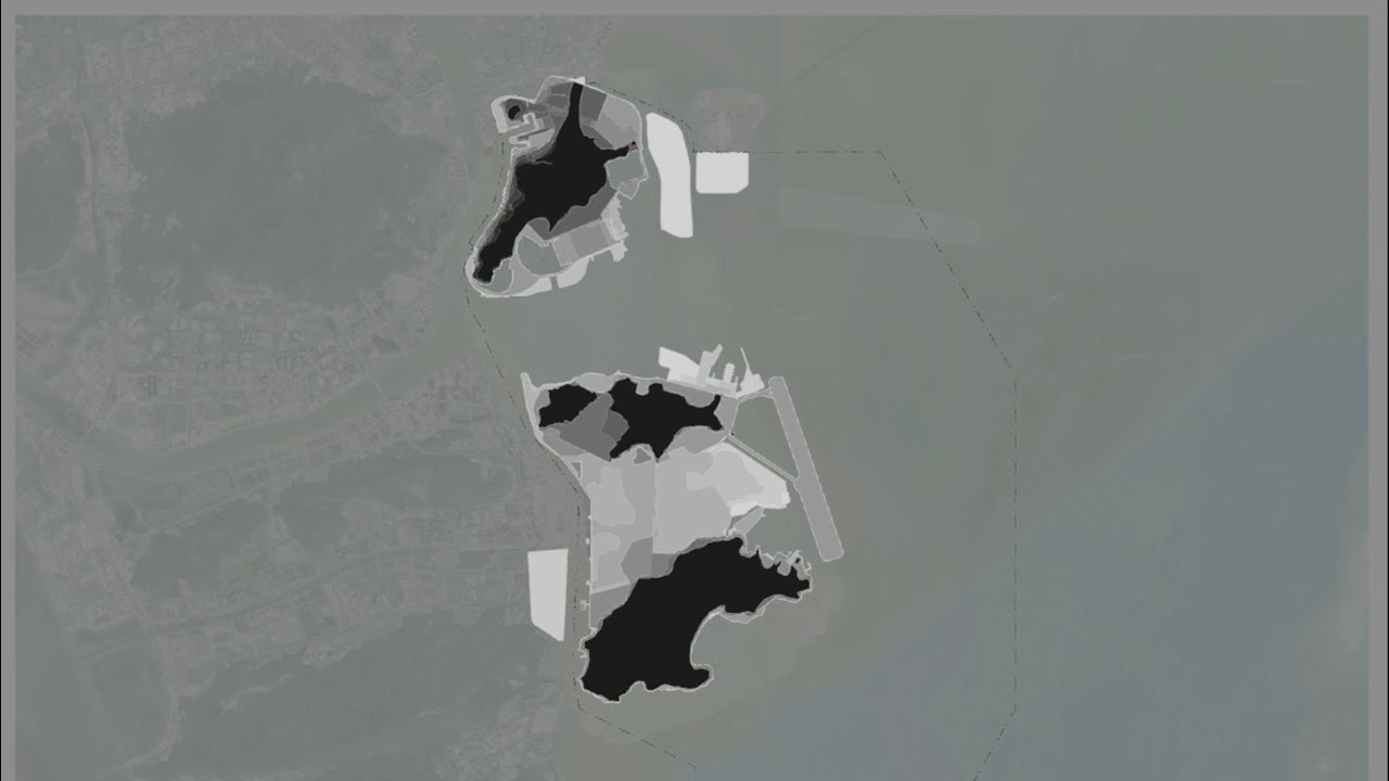 澳門填海過程（17世紀至2020年） ｜Visualization of Macau Land Reclamation (17 century ...