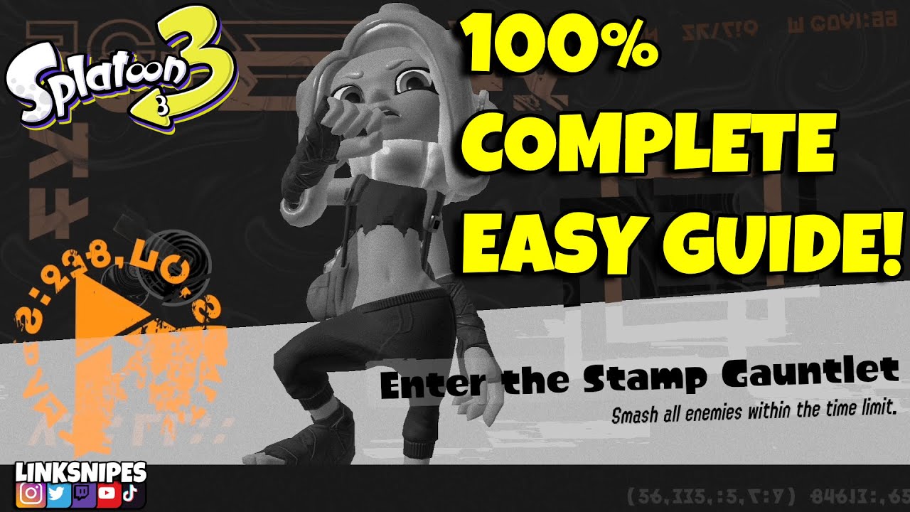 Splatoon 3 | Enter the Stamp Gauntlet | Happiness Research Lab | Easy ...