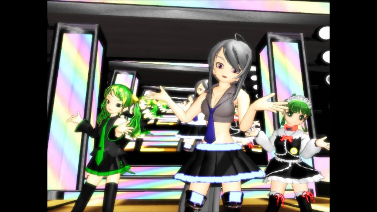 [MMD] Packaged Haru, Midori and Iku - YouTube