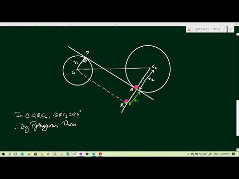 LEC-13: CIRCLES | Length and Equation of DCT and TCT - YouTube