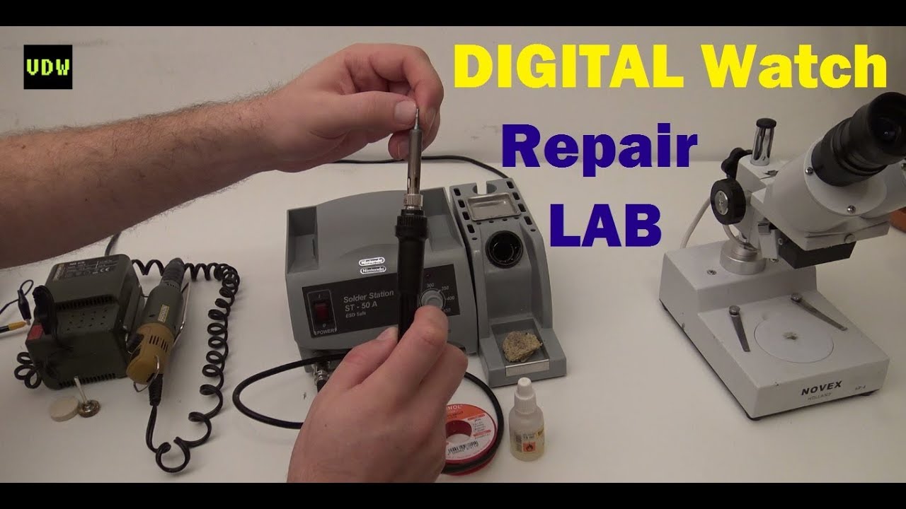 LCD Watch Lab TOOLS - Advanced - Ep 42 - VintageDigitalWatches - YouTube