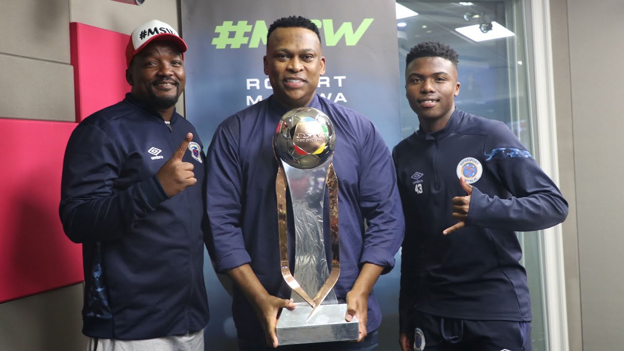 Thabo September & Neo Rapoo on Supersport United's Diski Challenge ...