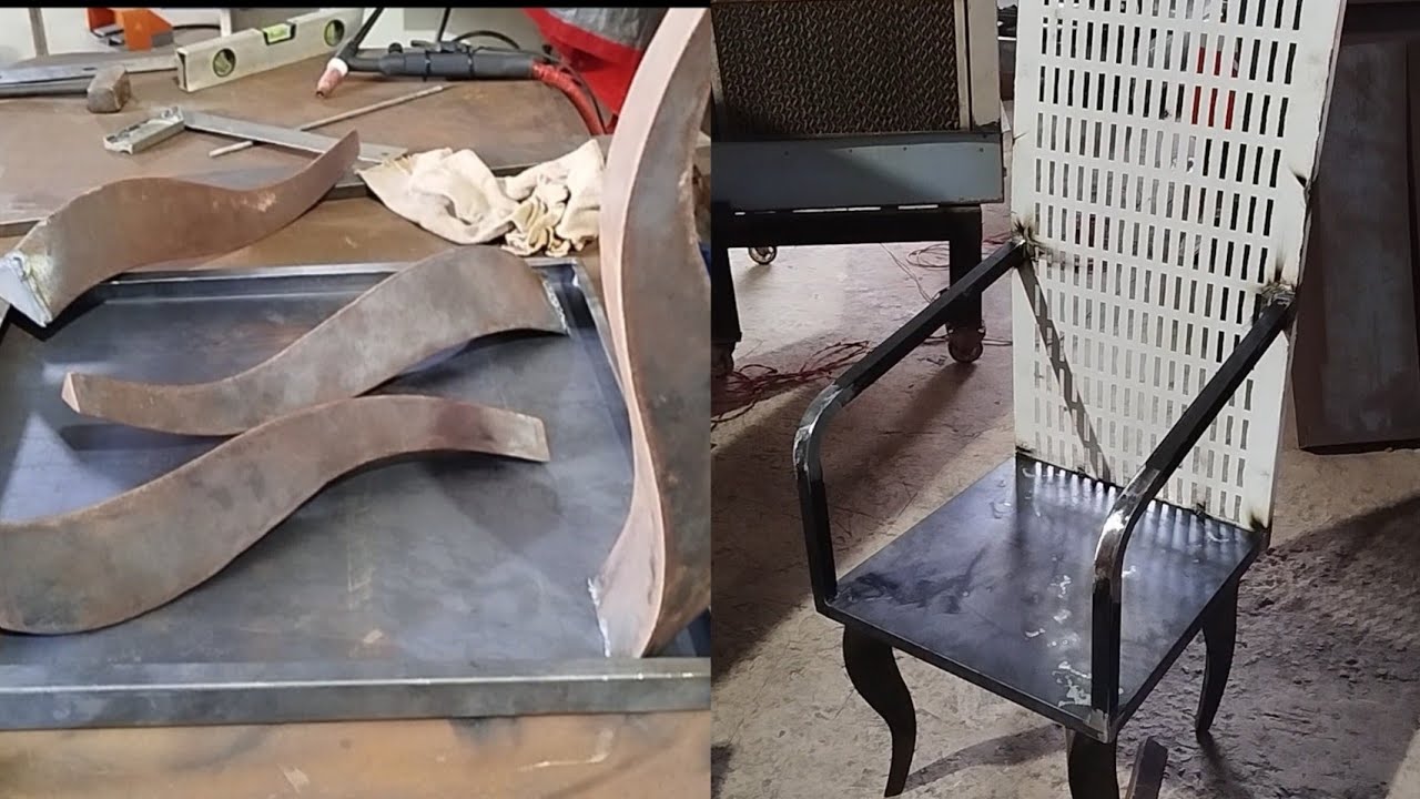 (part2) Complete method of making a chair - YouTube