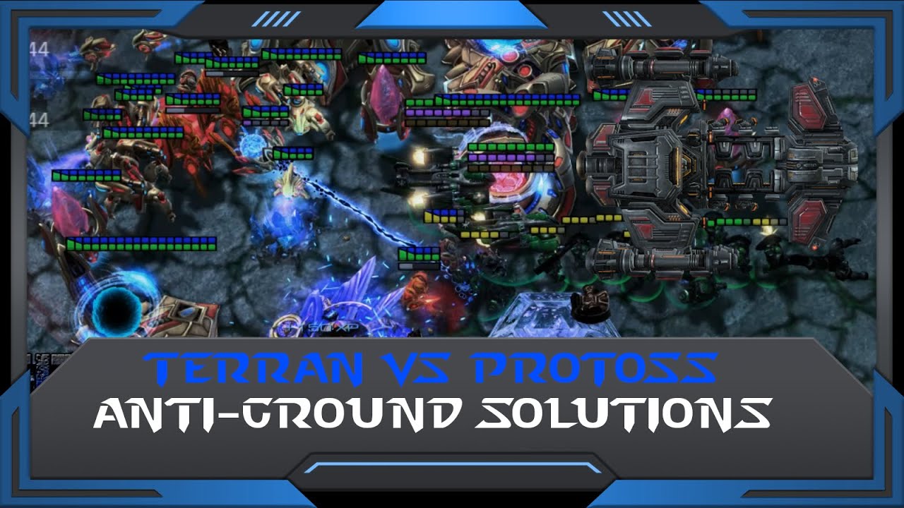 StarCraft 2 (RuFF Highlight): Anti-Ground Solutions - YouTube