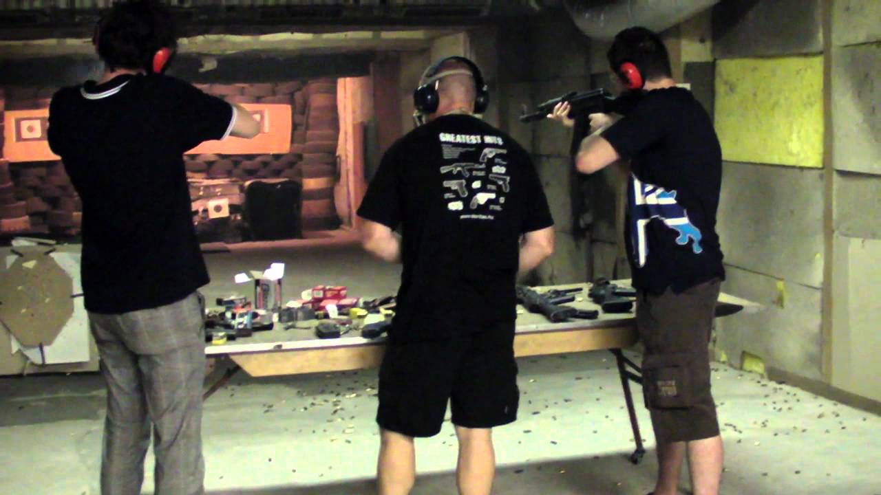 Celeritas Shooting Range Budapest MP5, AK47 and CSG47 - YouTube