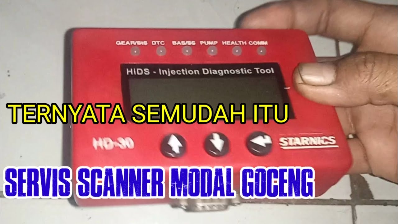 CARA MUDAH MEMPERBAIKI SCANNER INJEKSI MOTOR HONDA - YouTube