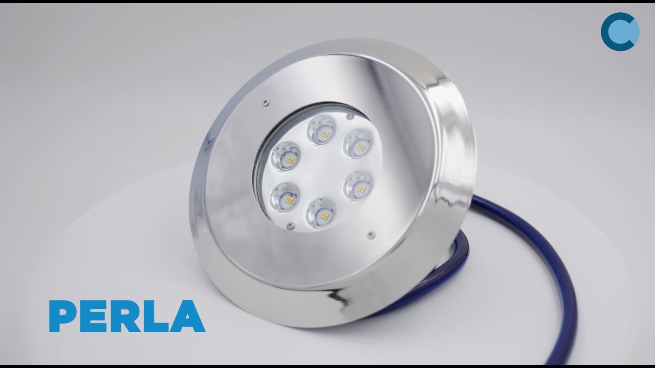 Perla: The lamp that transforms the pool - YouTube
