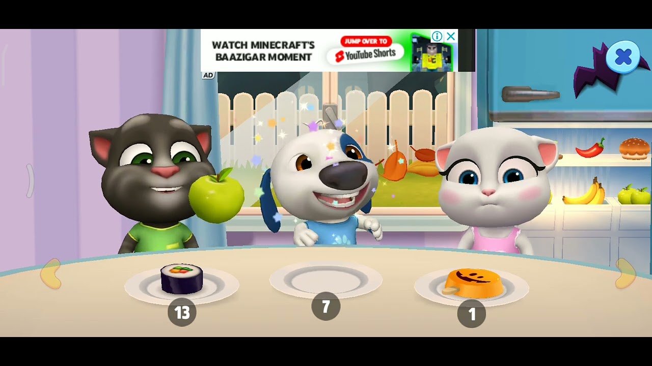My Talking Tom Friends || Three Tom eating || Tom With Friends - YouTube