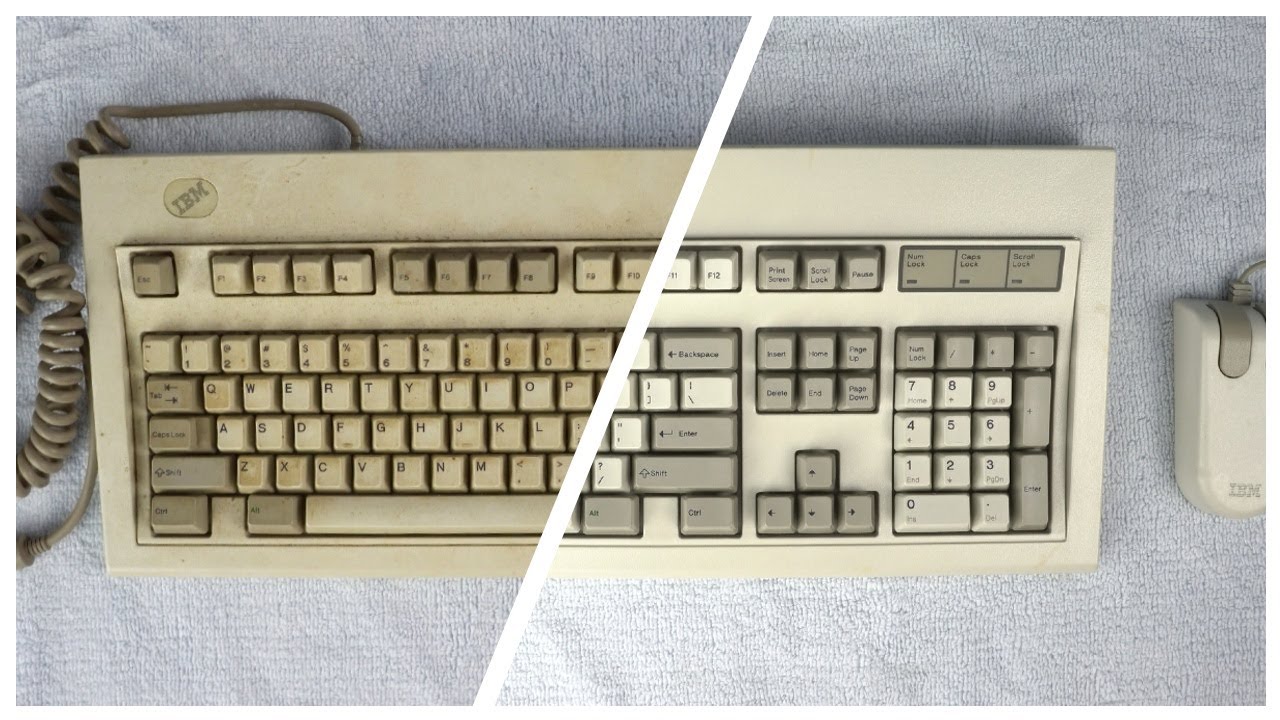 Restoring an IBM Model M from 1984 - YouTube