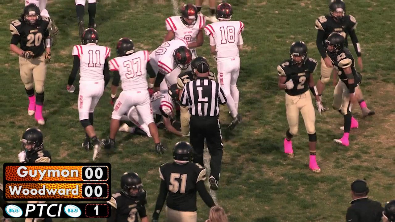 PTCI Football Guymon vs Woodward 10-20-16 - YouTube