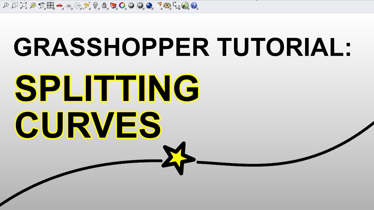 Grasshopper Tutorial: Parametric Splitting of Curves - YouTube