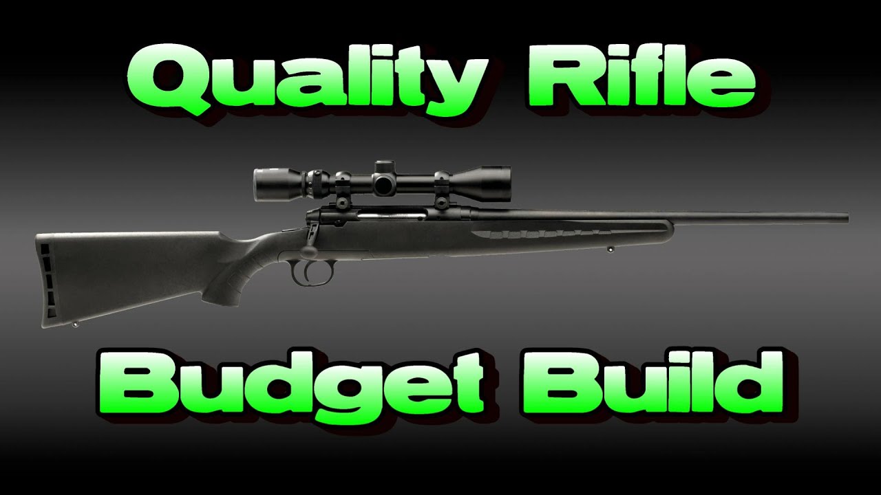 High Quality Rifle for under $500 (Custom Savage Axis) - YouTube