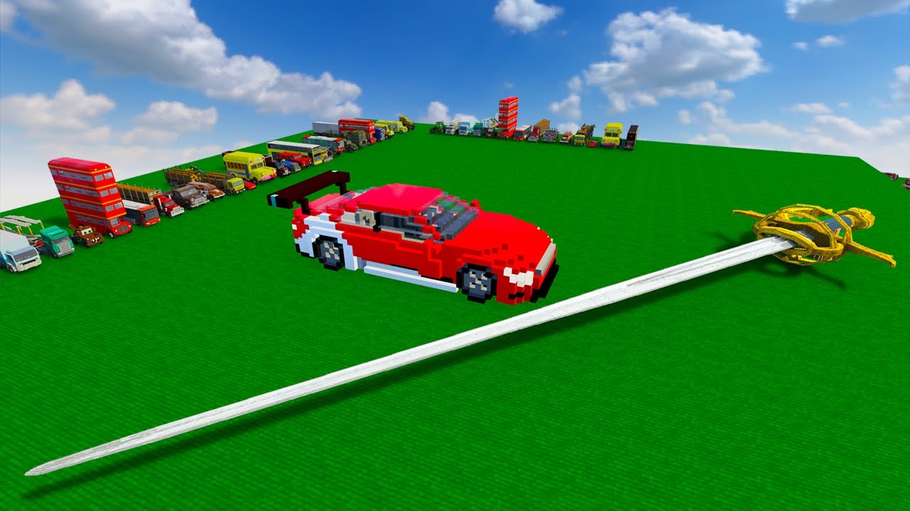 Cars vs Miraz Sword | Teardown - YouTube