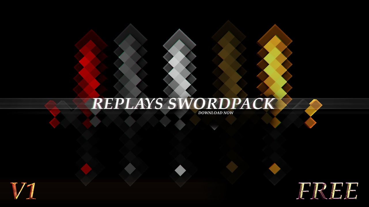 FREE MINECRAFT SWORD PACK / C4D WEAPON RIG / SWORD PACK BY REPLAYARTS ...