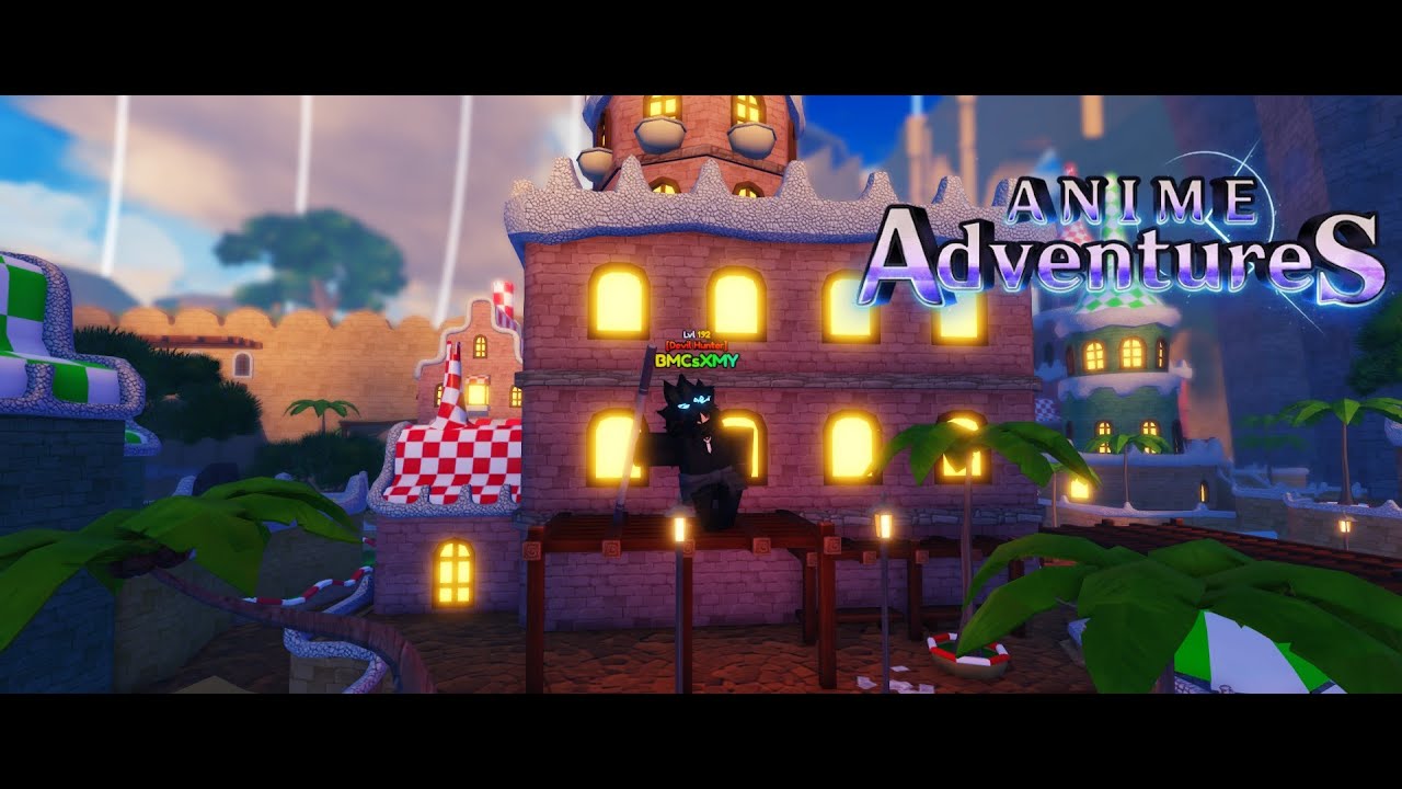 🔴Roblox Map Anime Adventures นั่งลงหาประตูสอนทำอาหาร - YouTube