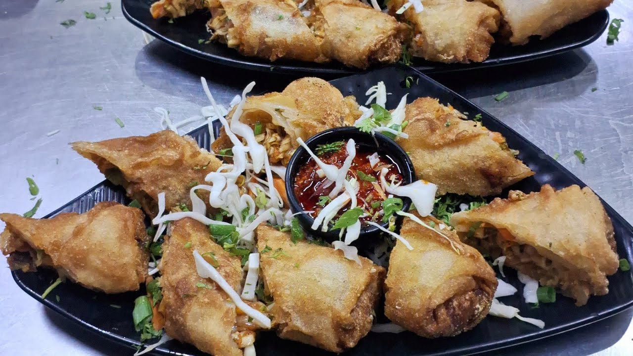How to make veg spring Roll | Restaurant style Veg Spring Roll | Veg ...