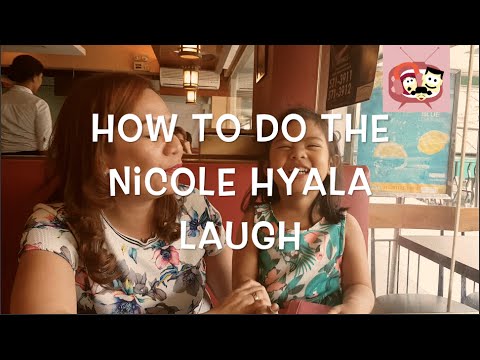 How to do the Nicole Hyala laugh - YouTube