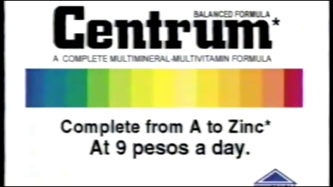 Centrum TV Spot 1998 - YouTube