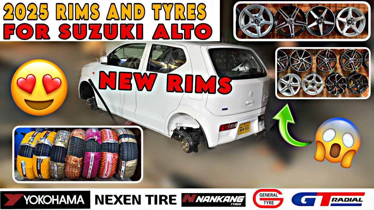 2025 Suzuki Alto Stylish Rims & New Tyres Upgrade 🔥| GT Radial 165 ...