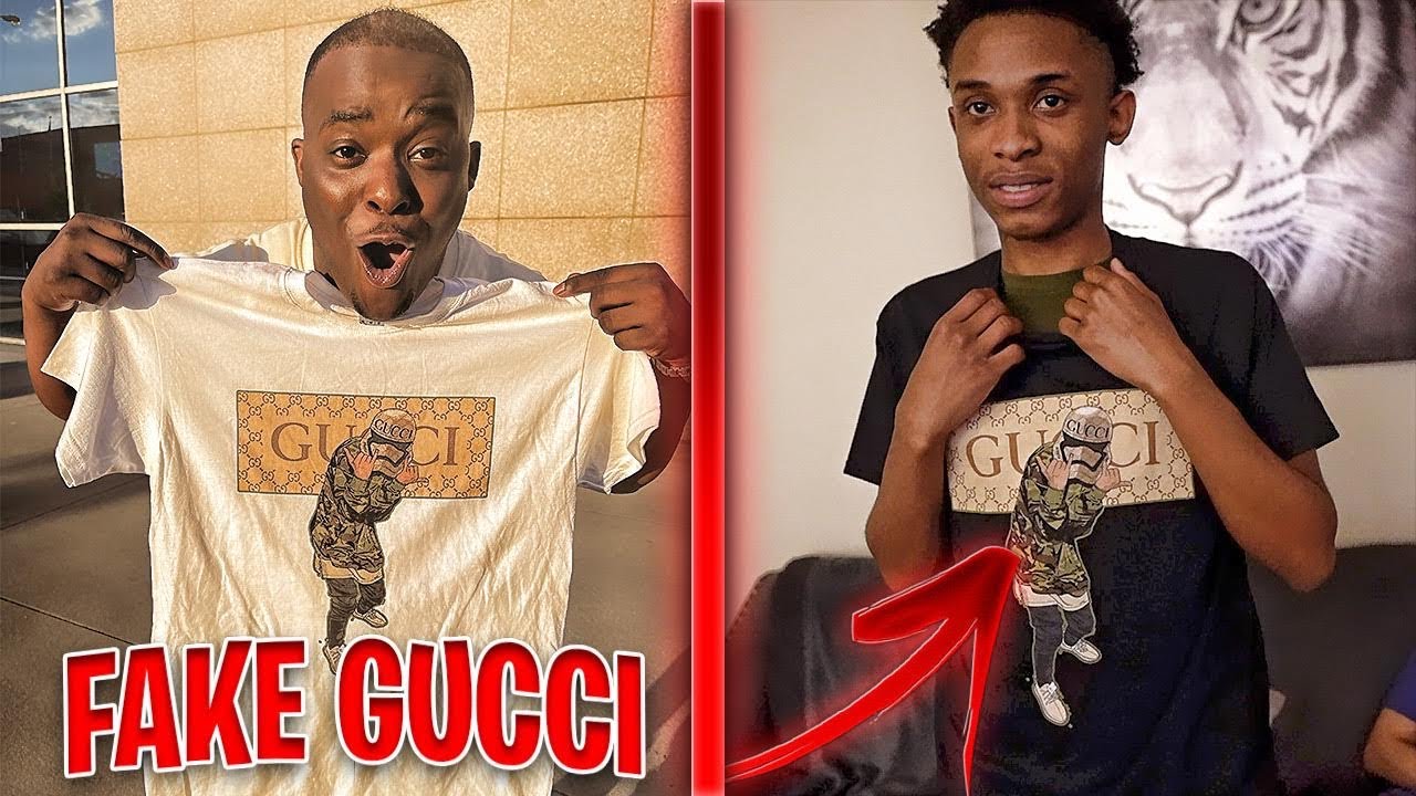 Buying My Homies OBVIOUSLY FAKE GUCCI !! - YouTube