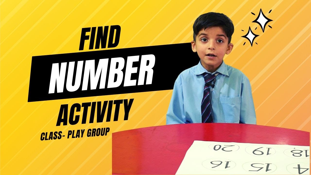 Find Numbers Activity | The Avicenna Montessori & School Karak - YouTube