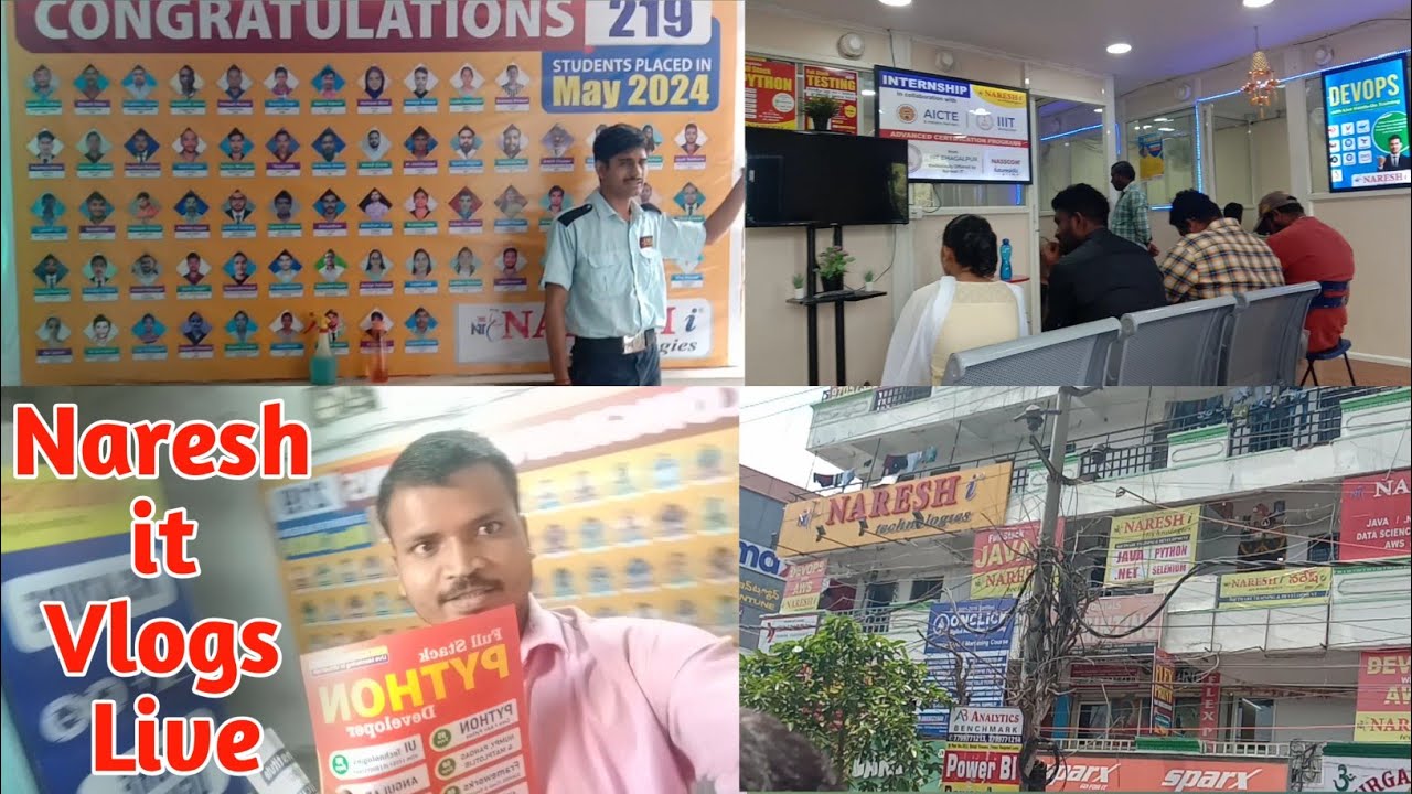 Naresh it Hyderabad vlogs || Naresh it blogs || Ammerpet coaching ...