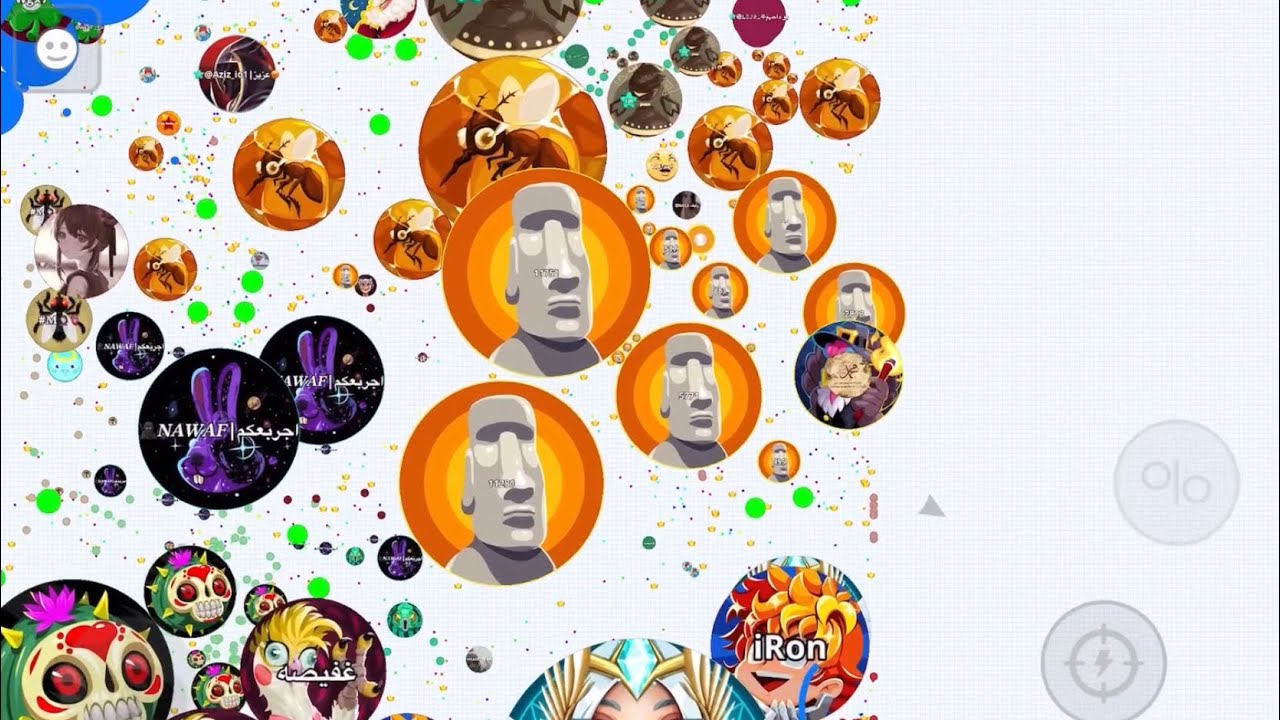 اقاريو / دعس تجمع . عربي زحمه حماس . Agario mobile - YouTube
