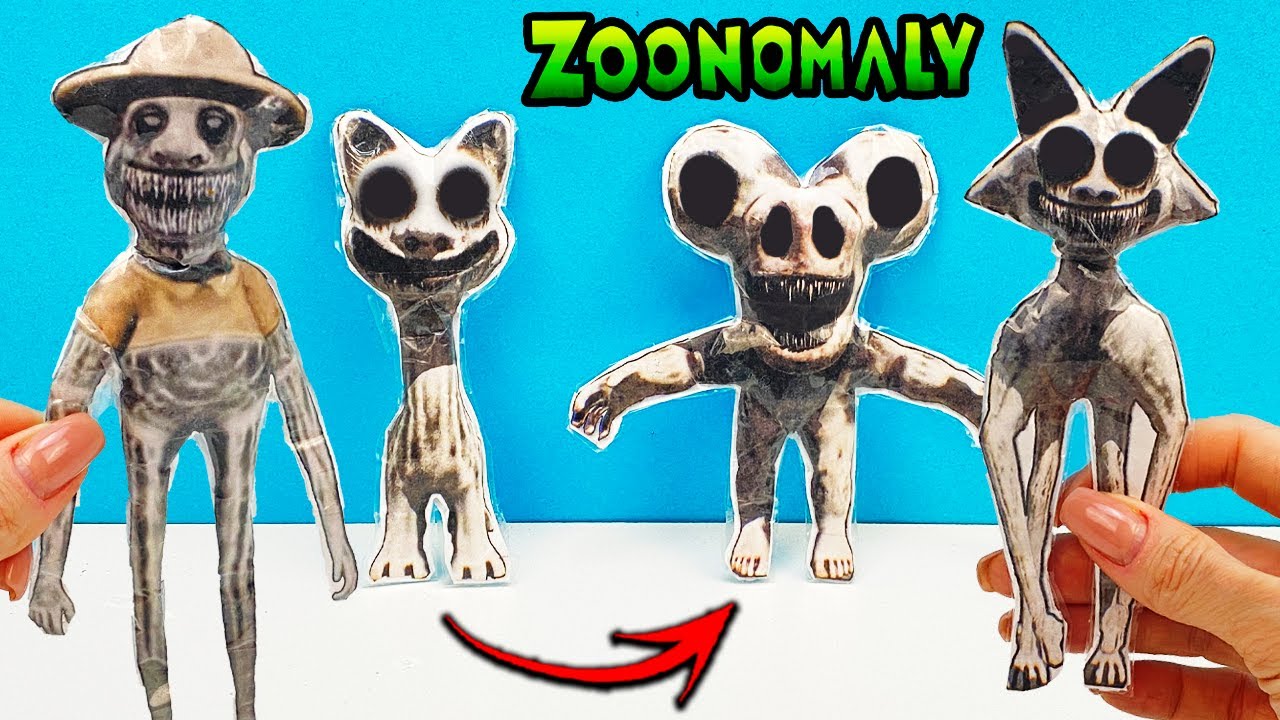 Zoonomaly Characters - paper squishy - Easy plush toys from the horror ...