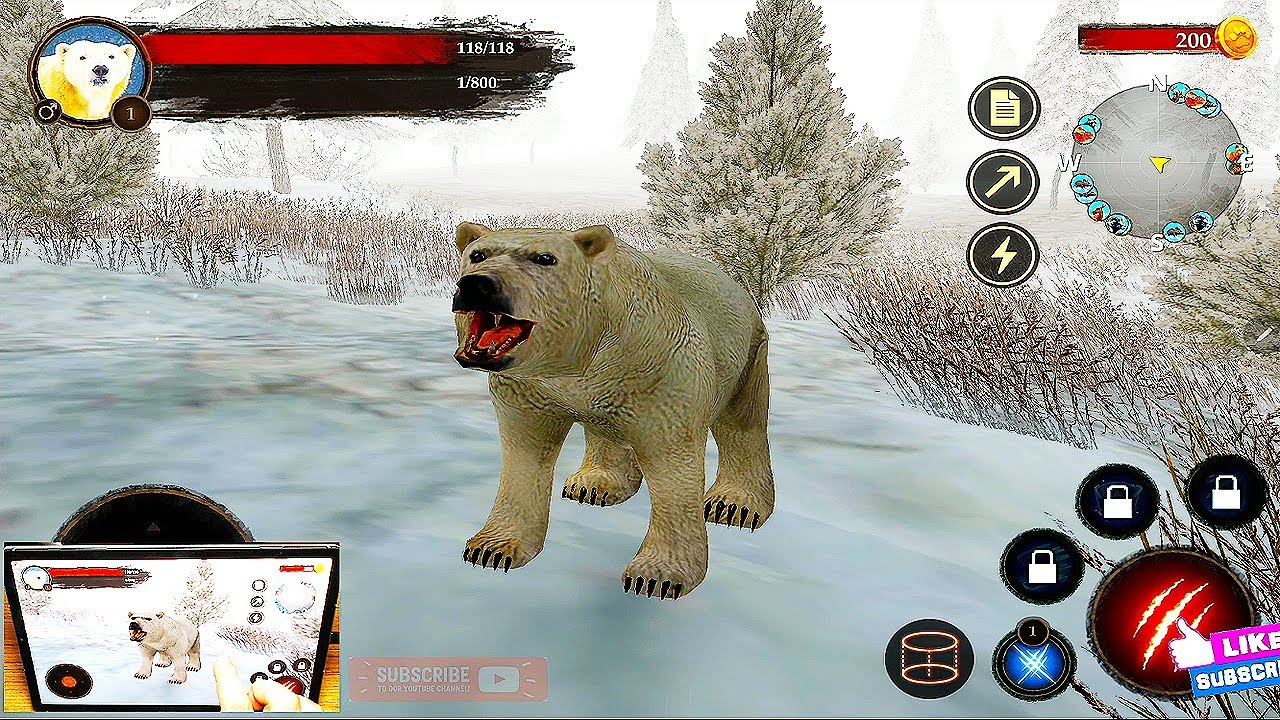 The Bear Sim 3D #LV5# Wildcraft Wildlife Animal Simulator - Android Ios ...
