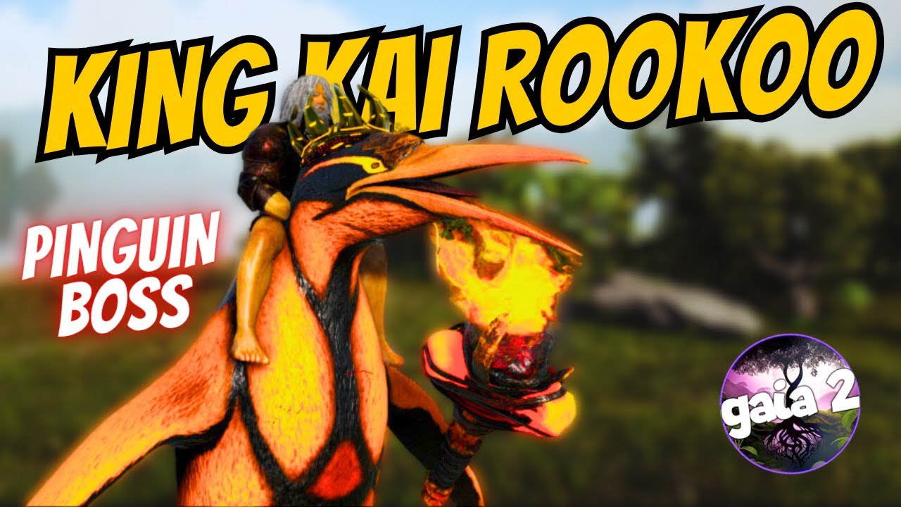 SUMONEI UM PINGUIN BOSS INSANO!! KING KAI ROOKOO!! - ARK Gaia #31 - YouTube