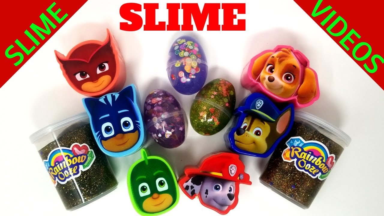 Unboxing Slime PAW Patrol & PJ Mask Surprise Slime - YouTube