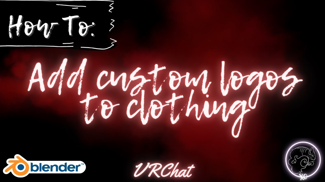 How To Add Logos to Clothing/Body Textures - VRChat - YouTube