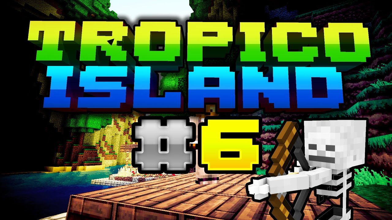 SHADER ISLAND! - Minecraft Tropico Island Survival Ep.6 - YouTube