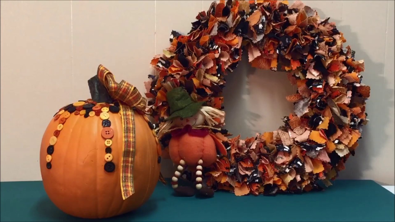 Cute as a Button Pumpkin - YouTube