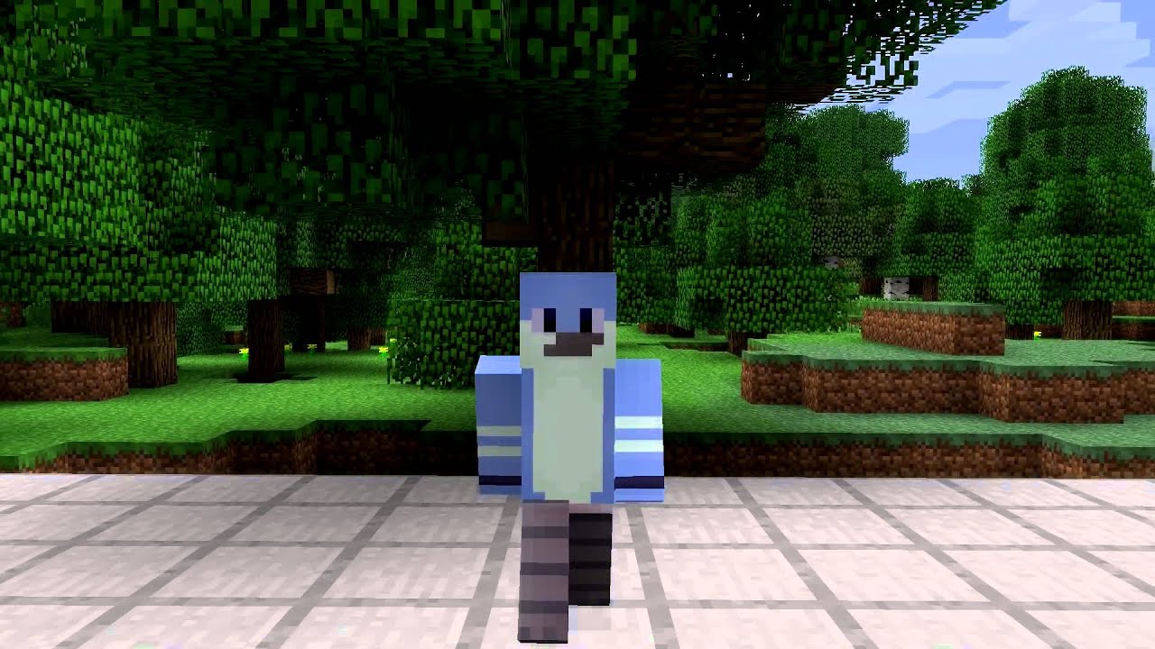 Mordecai Minecraft Skin Spotlight - YouTube