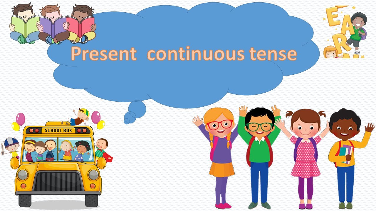 present continuous tense شرح زمن المضارع المستمر بطريقه سهله وبسيطه ...