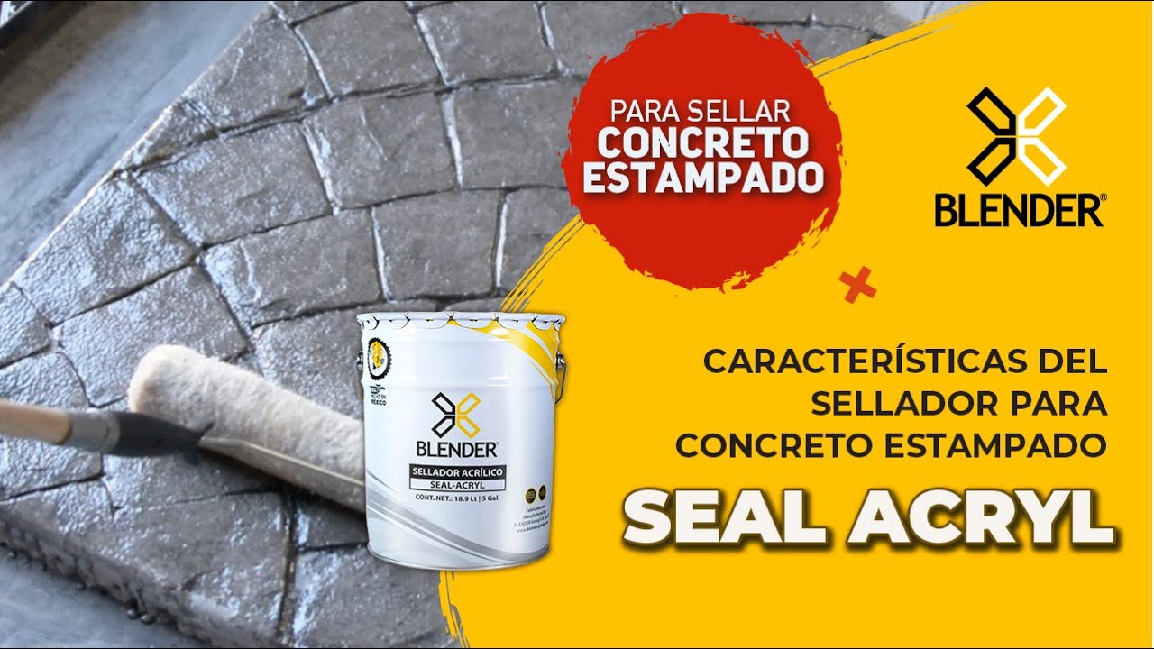 Blender Seal Acryl - Sellador Acrílico para Concreto - Conoce sus ...