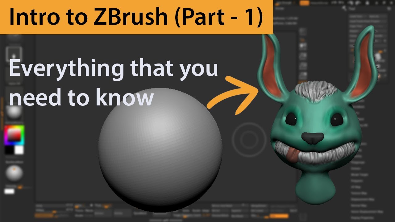Introduction to ZBrush Part 01 - YouTube