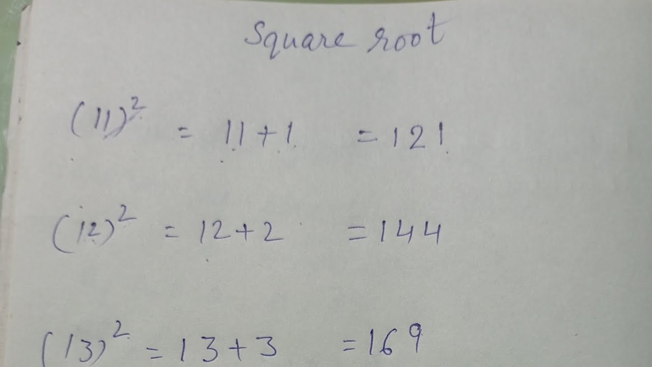 # easy math # square root - YouTube