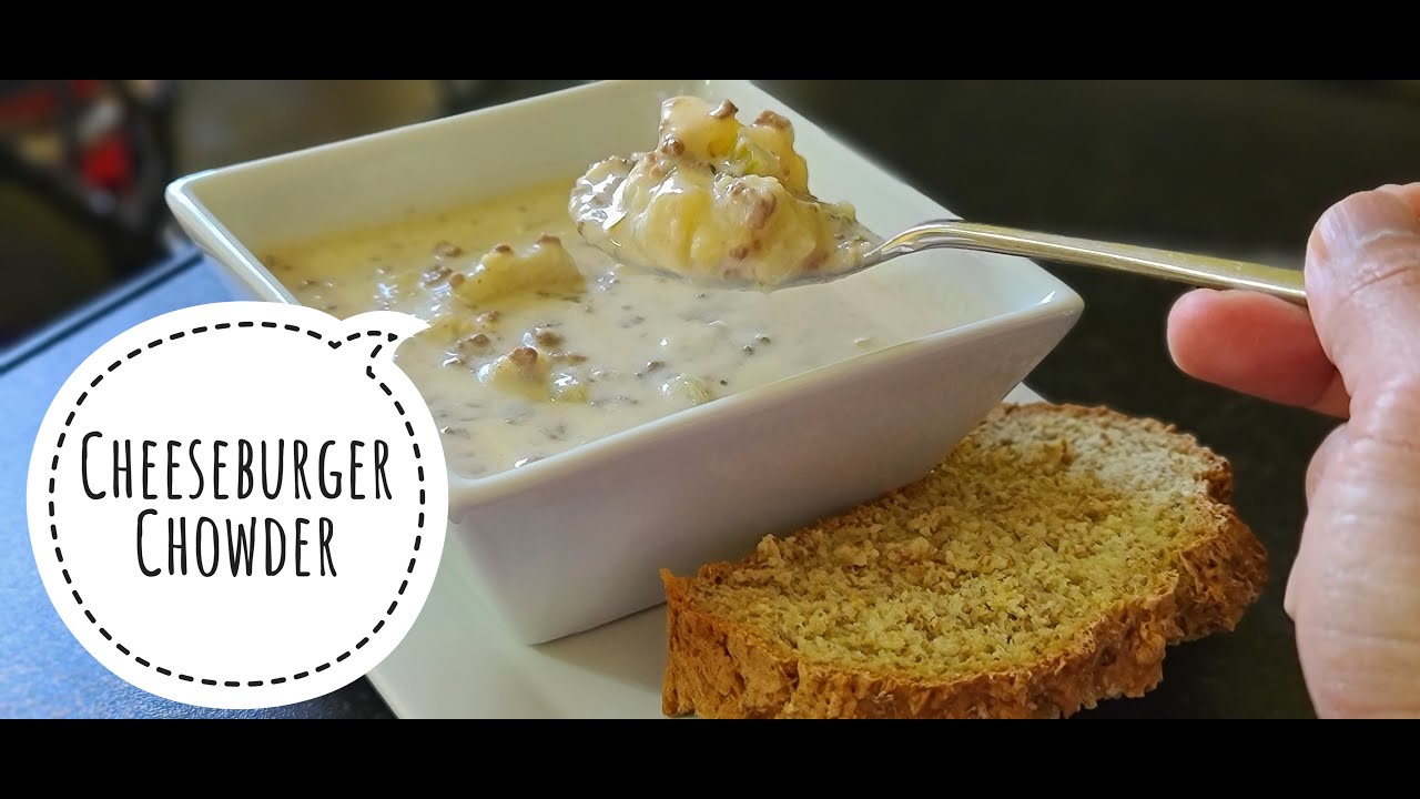 Cheeseburger Chowder It's a souuuper meal in itself! #cheeseburger # ...