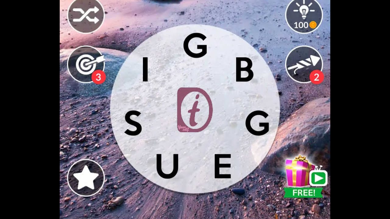 1241 Wordscapes Beach Wash Level 1241 - YouTube