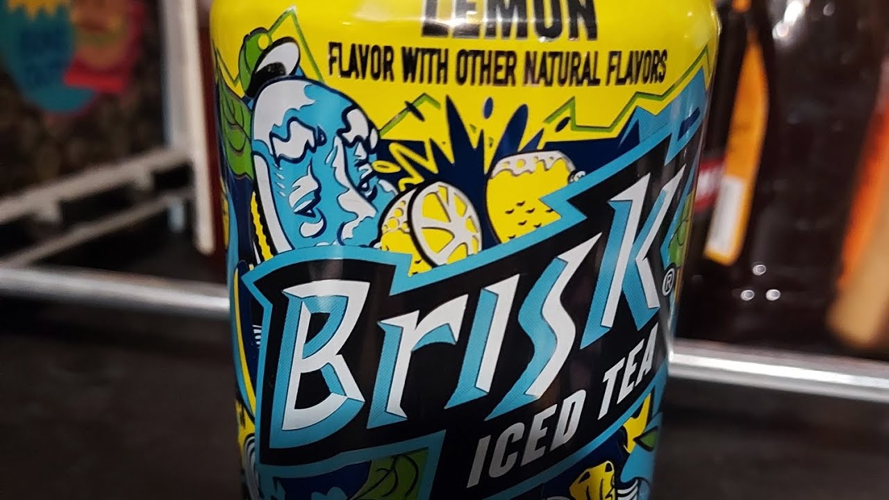 Brisk Lemon Iced Tea Mini Sip N, Review - YouTube