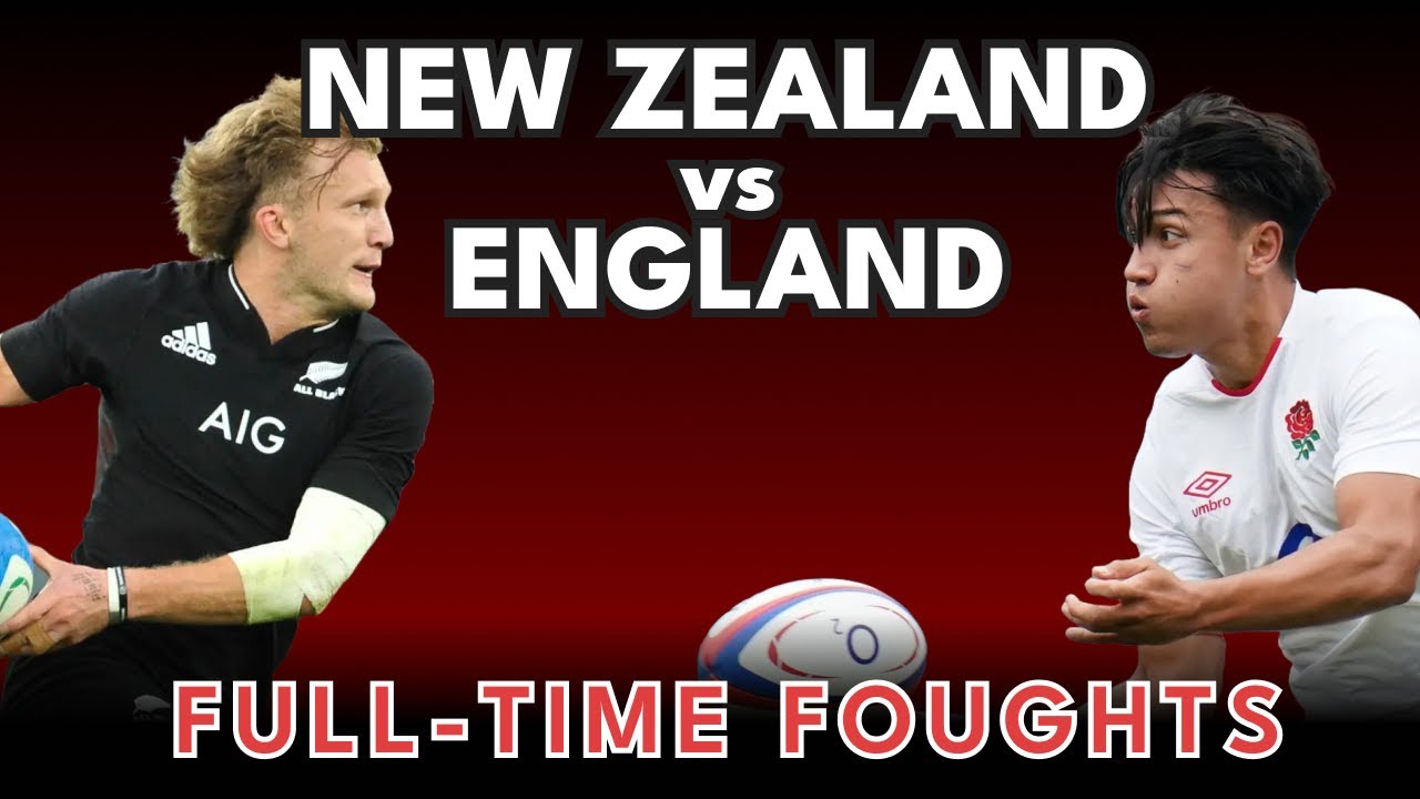 New Zealand v England [Rugby Match Review - July 2024] - YouTube