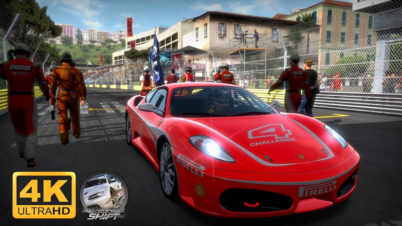 NEED FOR SPEED Shift 1 Monaco Ferrari 430 CHALLENGE (4K 60fps GTX 1080 ...