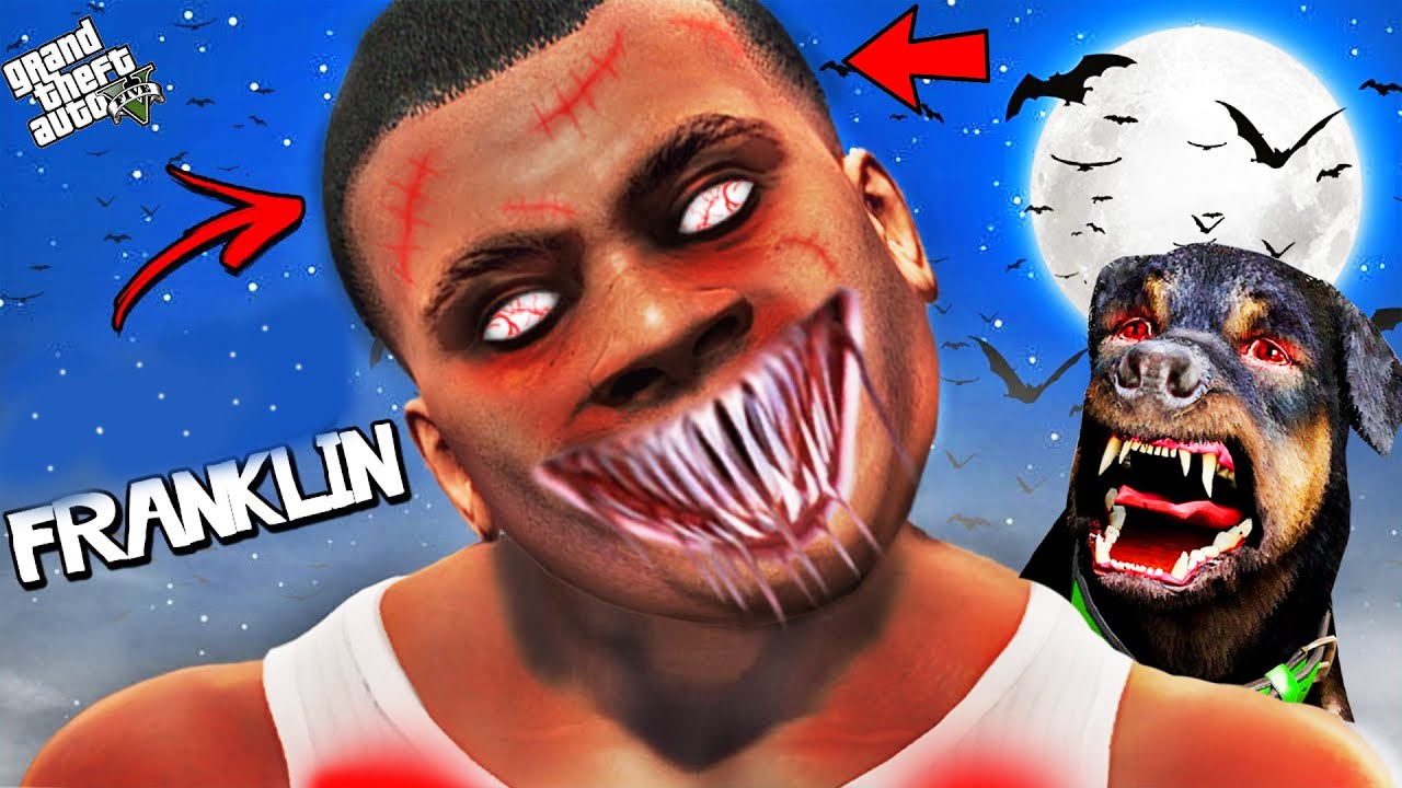 GTA 5 : Franklin & Chop Attacked By Scary Devil Vampire in GTA 5 ! (GTA ...