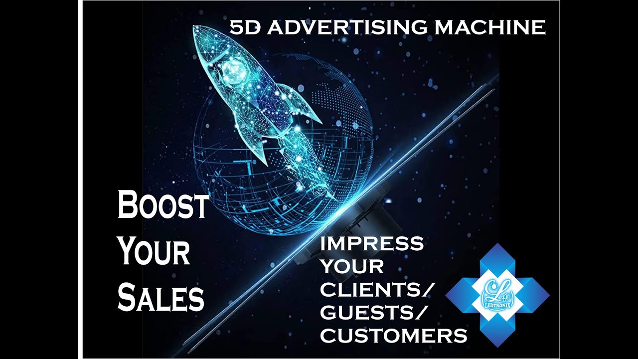 3D Advertising Machine Advanced SIGNAGE Boost up your Sales Impress ...