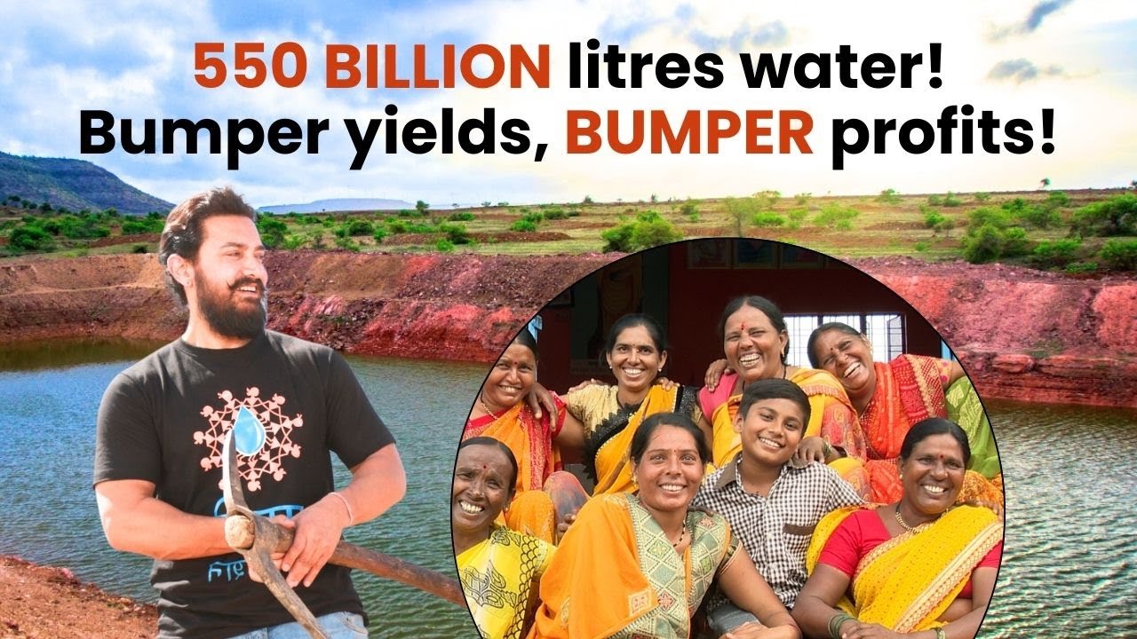 The Story of Aamir Khan's Paani Foundation - Creating Rural Prosperity ...
